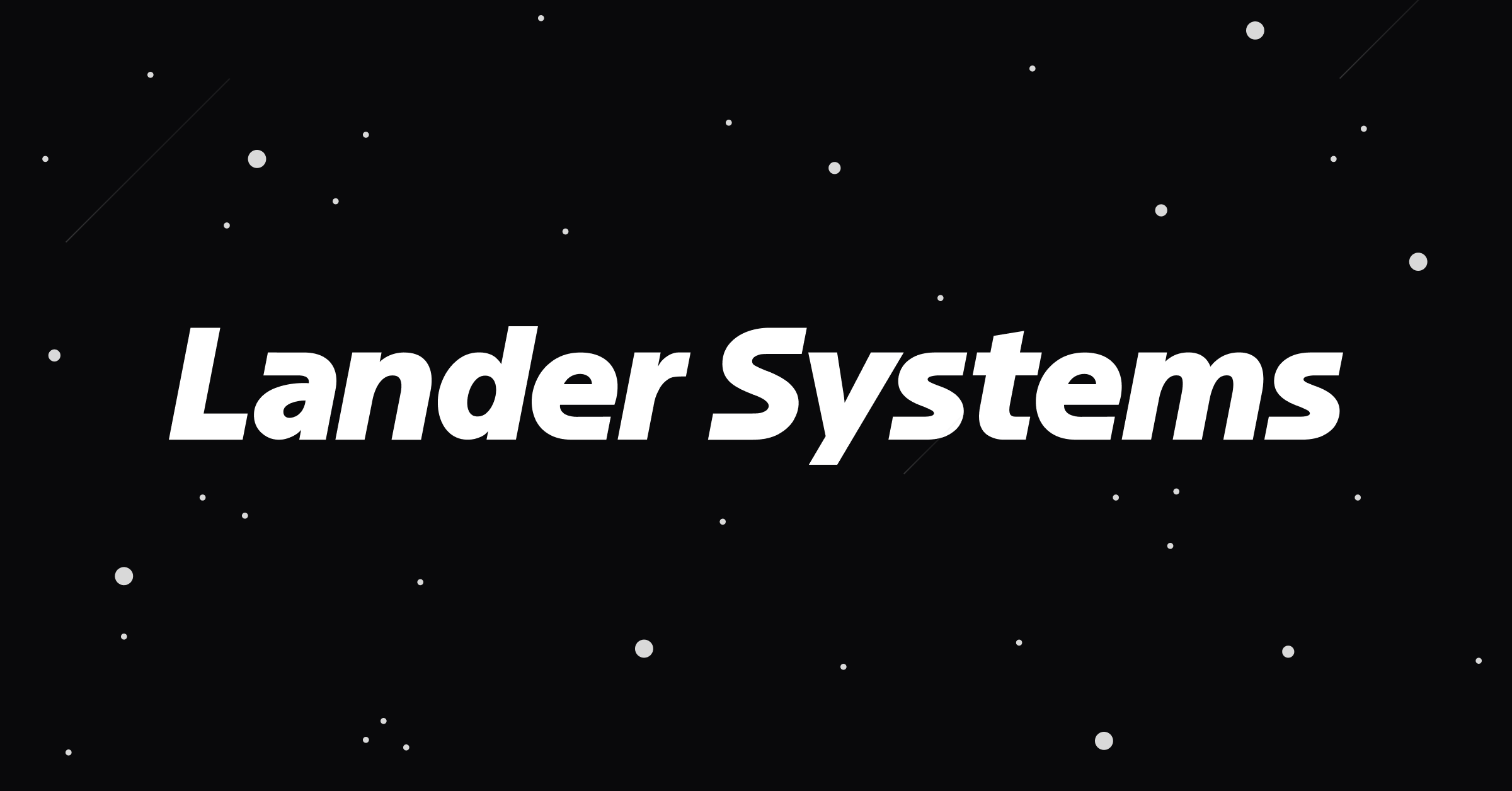 Lander Systems | Products that solve core business problems
